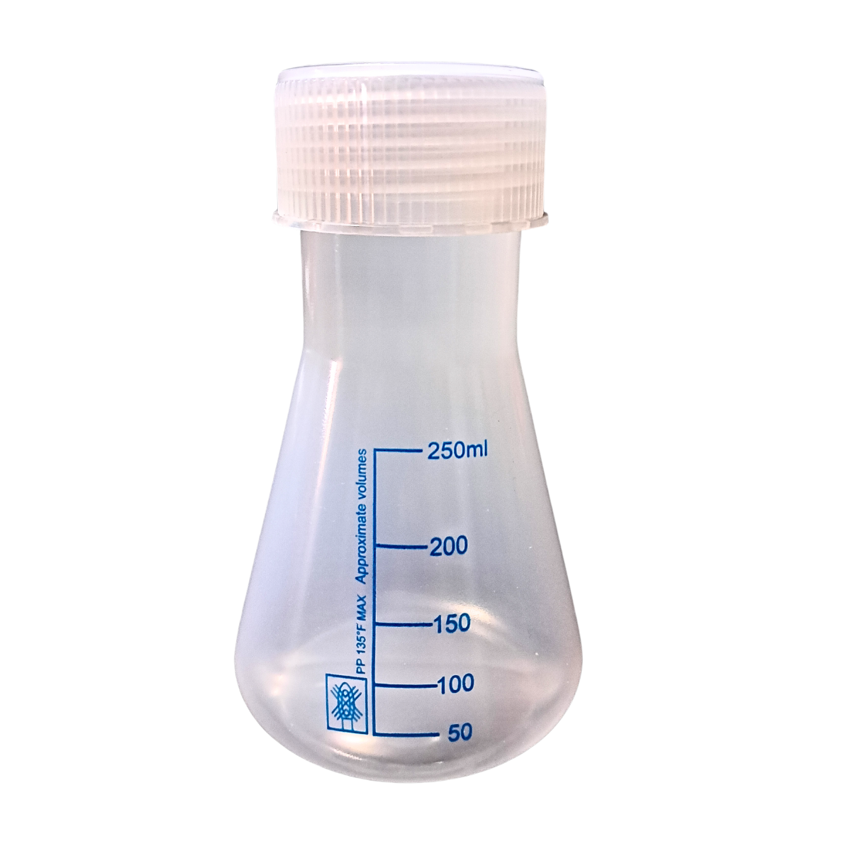 Conical Flask with Stopper 250 ml Plastic Transparent Multi-purpose Fl – AANIJ STORE