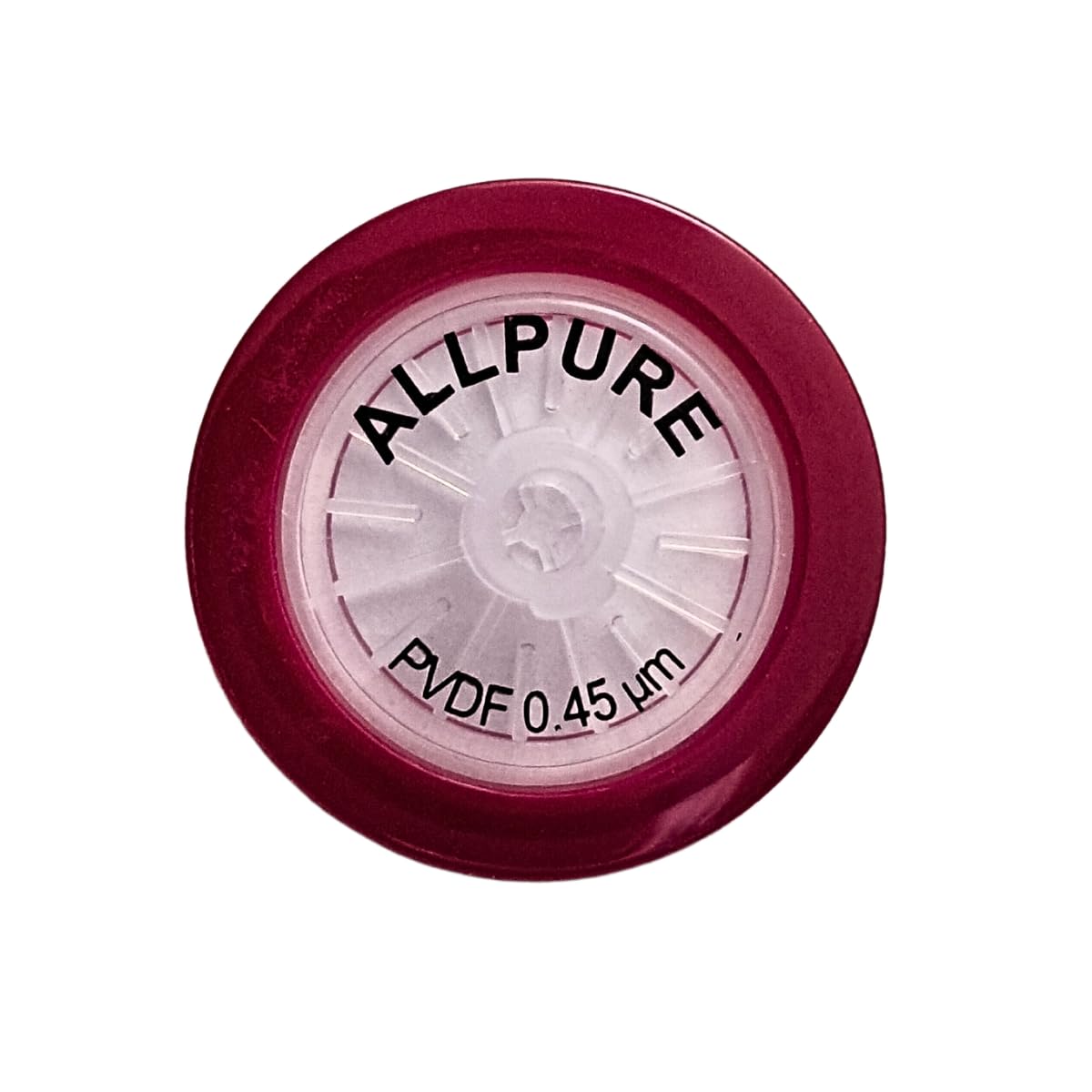 Syringe Filter All pure Hydrophobic PVDF Membrane Disc, 0.45 μm Porosi ...