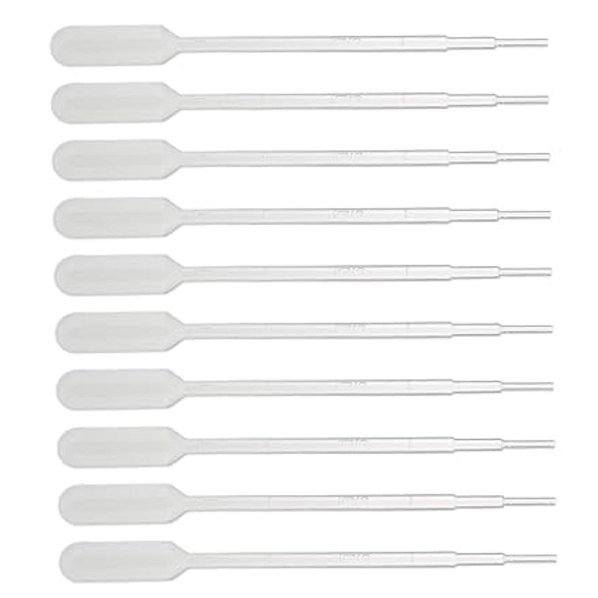 Pasteur Pipette 1 ml Transfer Graduated Pipettes, Graduated 0.5 ml Dro ...