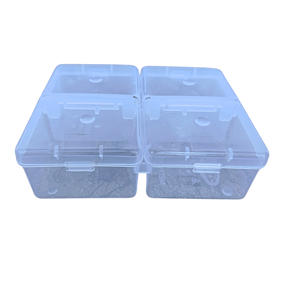 Multipurpose Plastic Storage Box Individual Lids Pack of 1 From Outsid ...