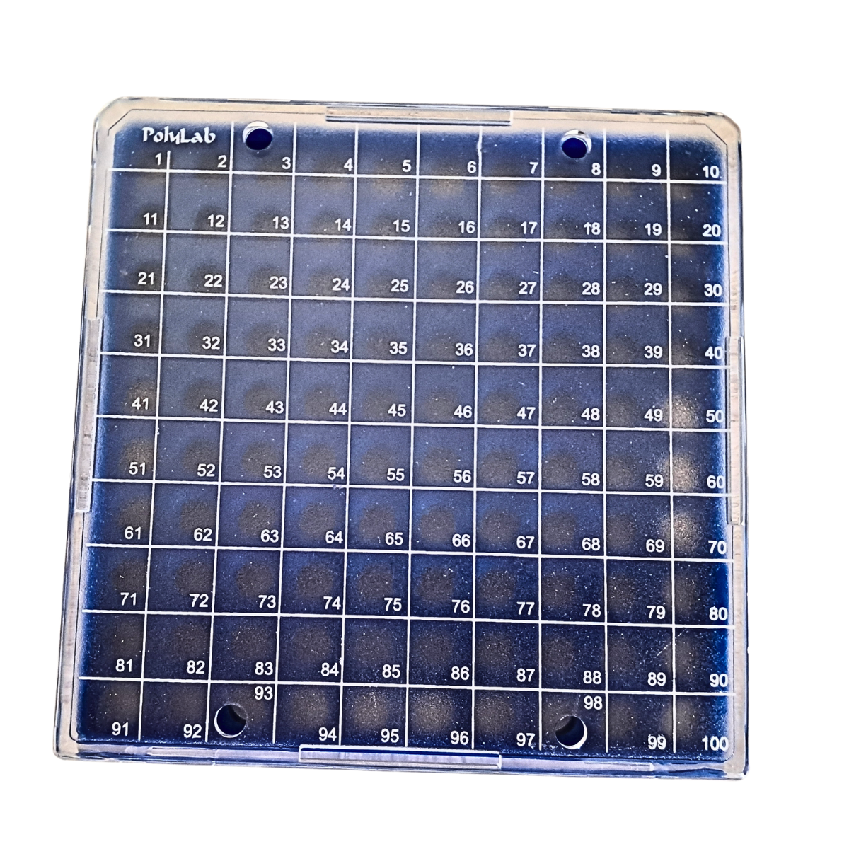 Micro Centrifuge Tube Box Rack for 100 MCTs of 0.5 ml Material : Polyc ...