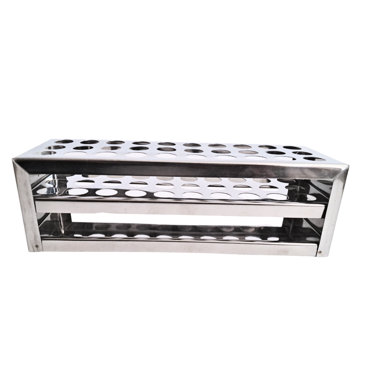 Test Tube Stand Stainless Steel 304 grade, Size 16 mm × 30 Holes Test ...