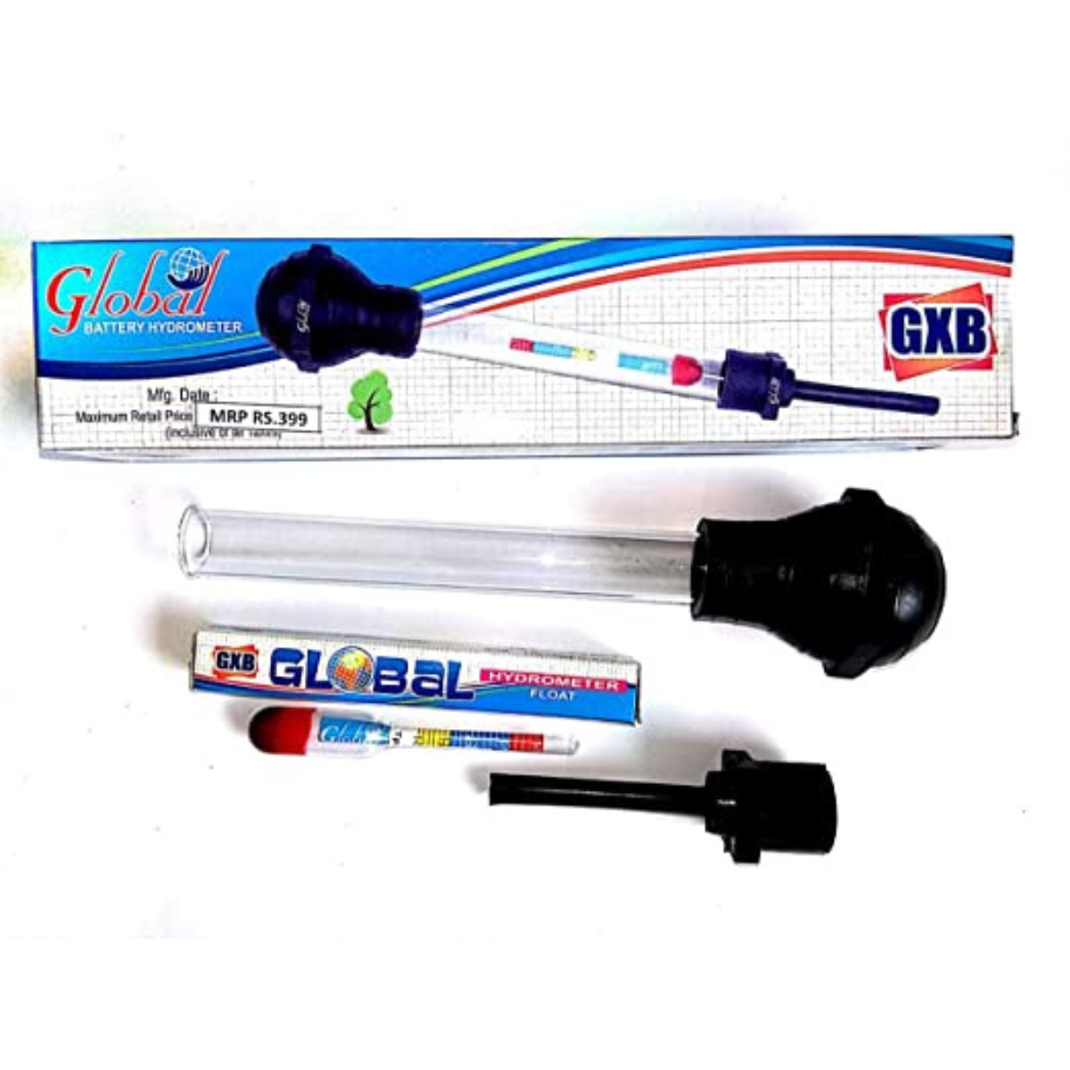 Battery Hydrometer Global 12 Volt Inverter Specific Gravity Tester (GX ...