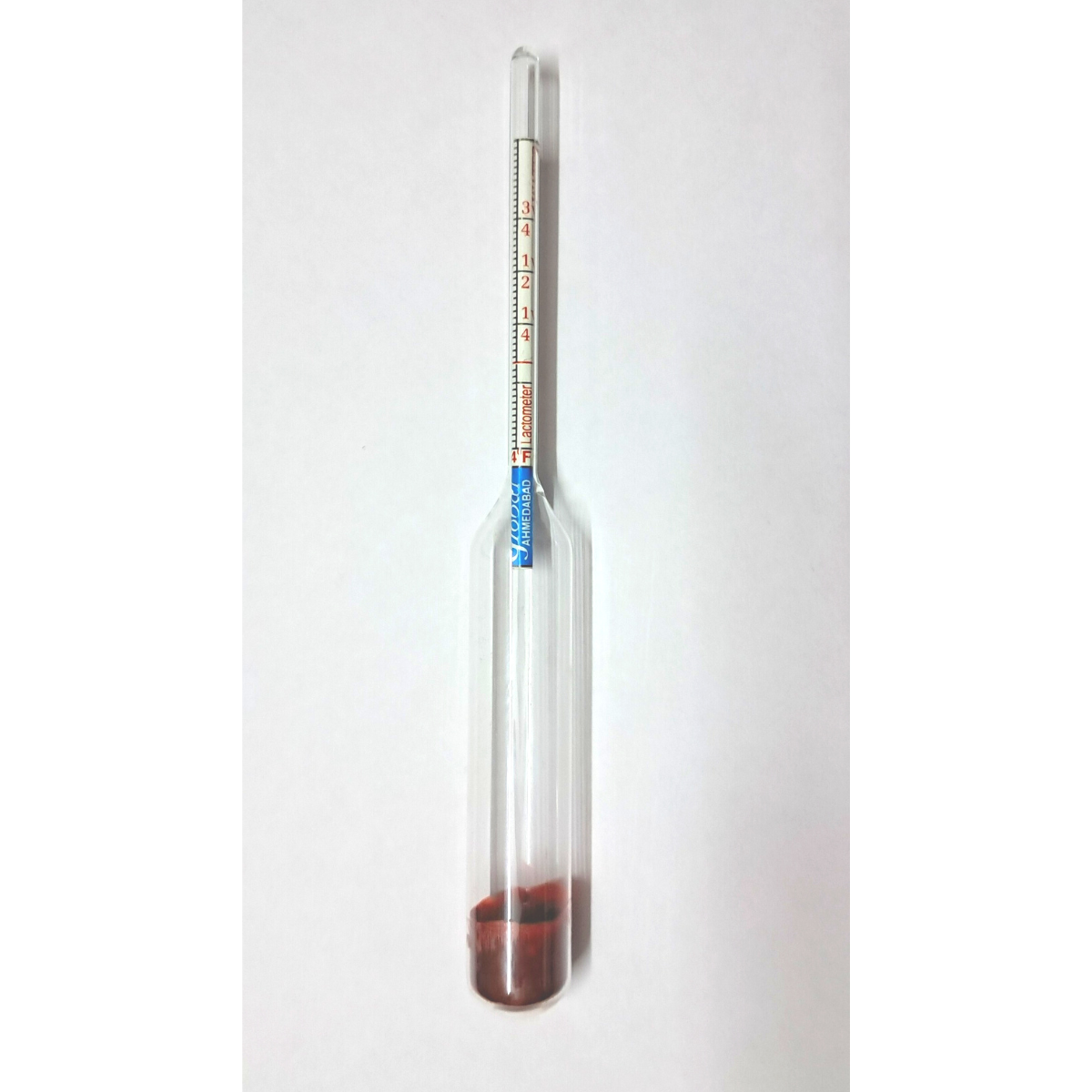 Lactometer with 100 ml measuring cylinder for milk Testing Milk Purity ...