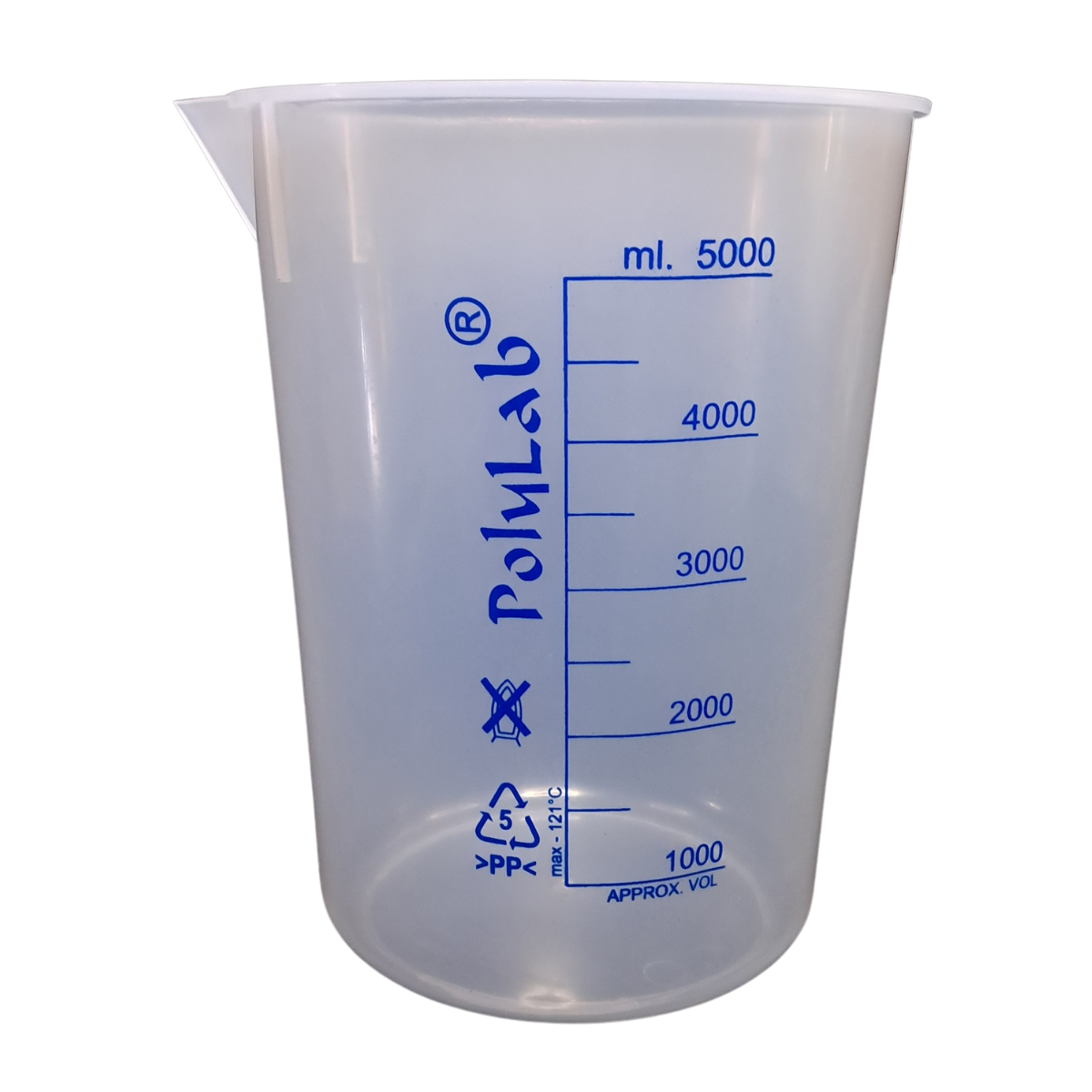 Beaker (Printed Graduation) Measuring Cup, Plastic Science Beaker Tran ...