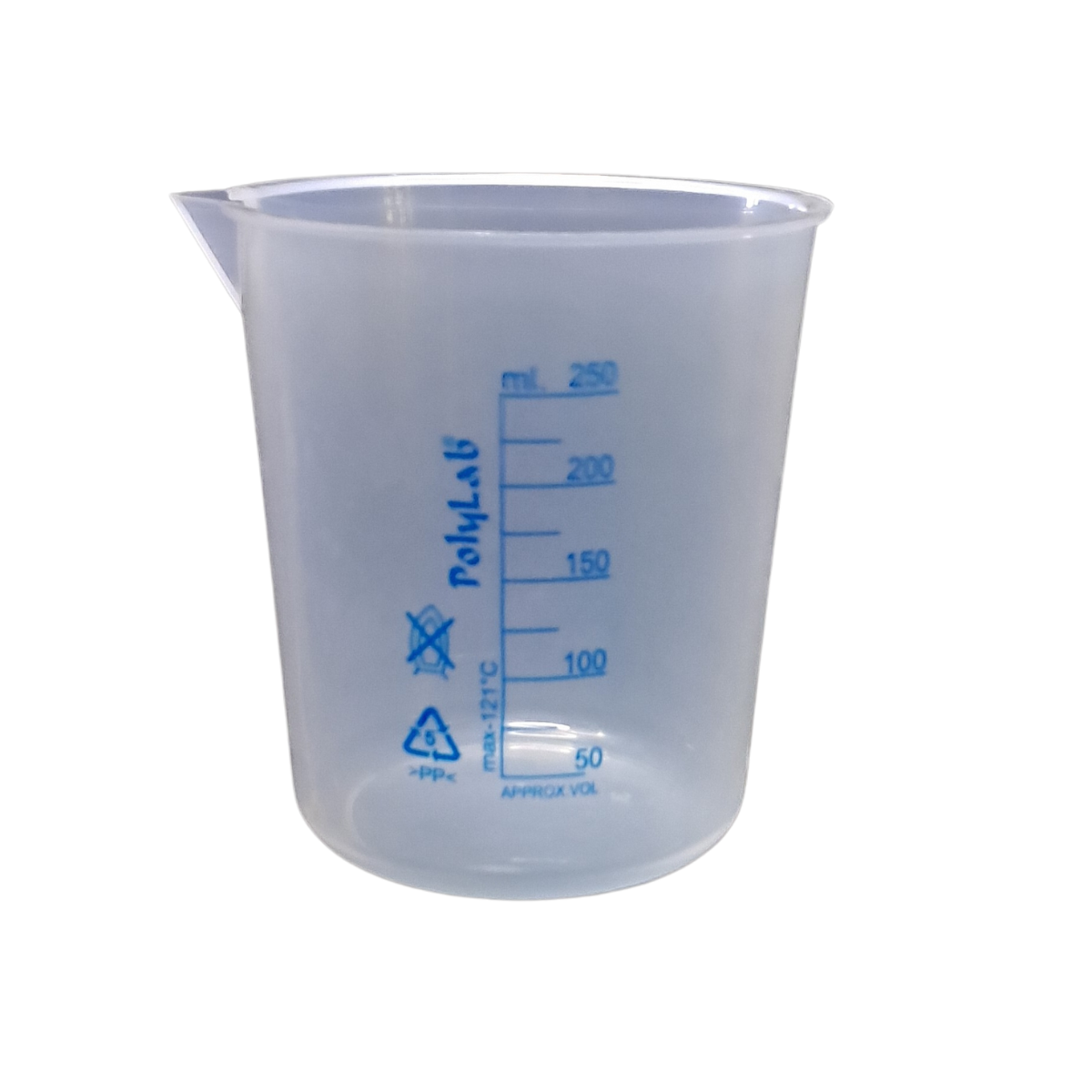 Beaker (Printed Graduation) Measuring Cup, Plastic Science Beaker Tran ...