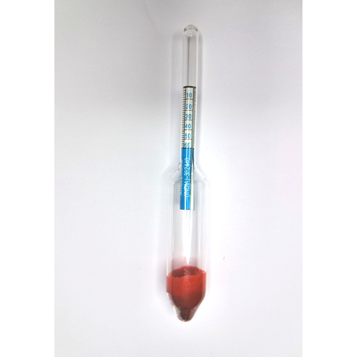 Urinometer with Glass jar or cup for determining urine specific gravit ...